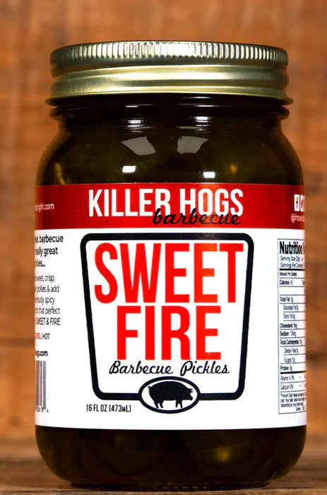 Sweet Fire Pickles (16oz.) – Signature Backyard & BBQ Inc - Grande Prairie